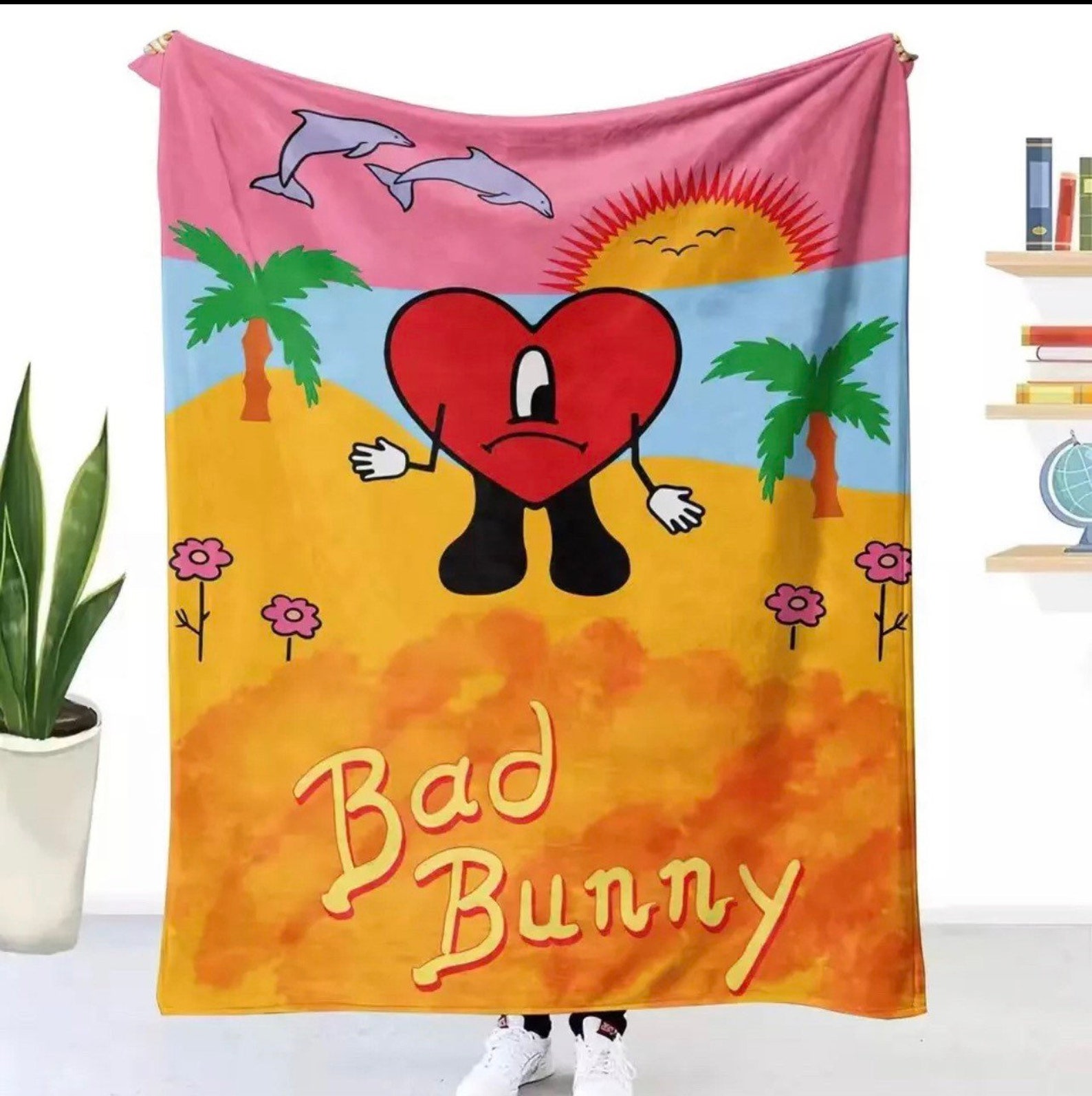 Bad Bunny Blanket - Etsy