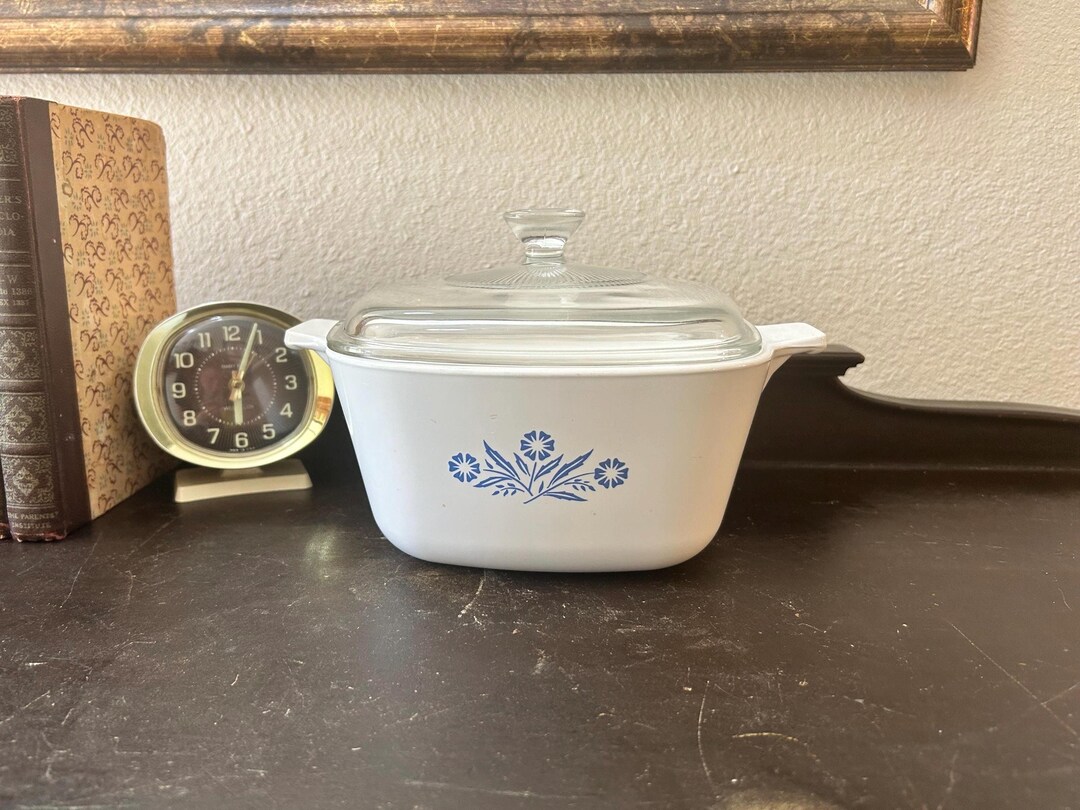 Vintage Corningware Blue Cornflower Casserole Dish, 1 3/4 Quart Dish ...