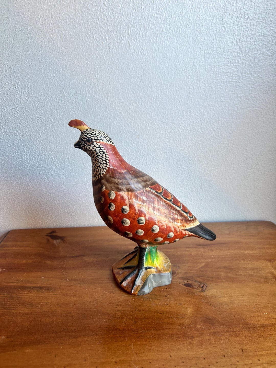 Vintage Handpainted Quail, Made in Italy, Italian Mid Century, Mid ...