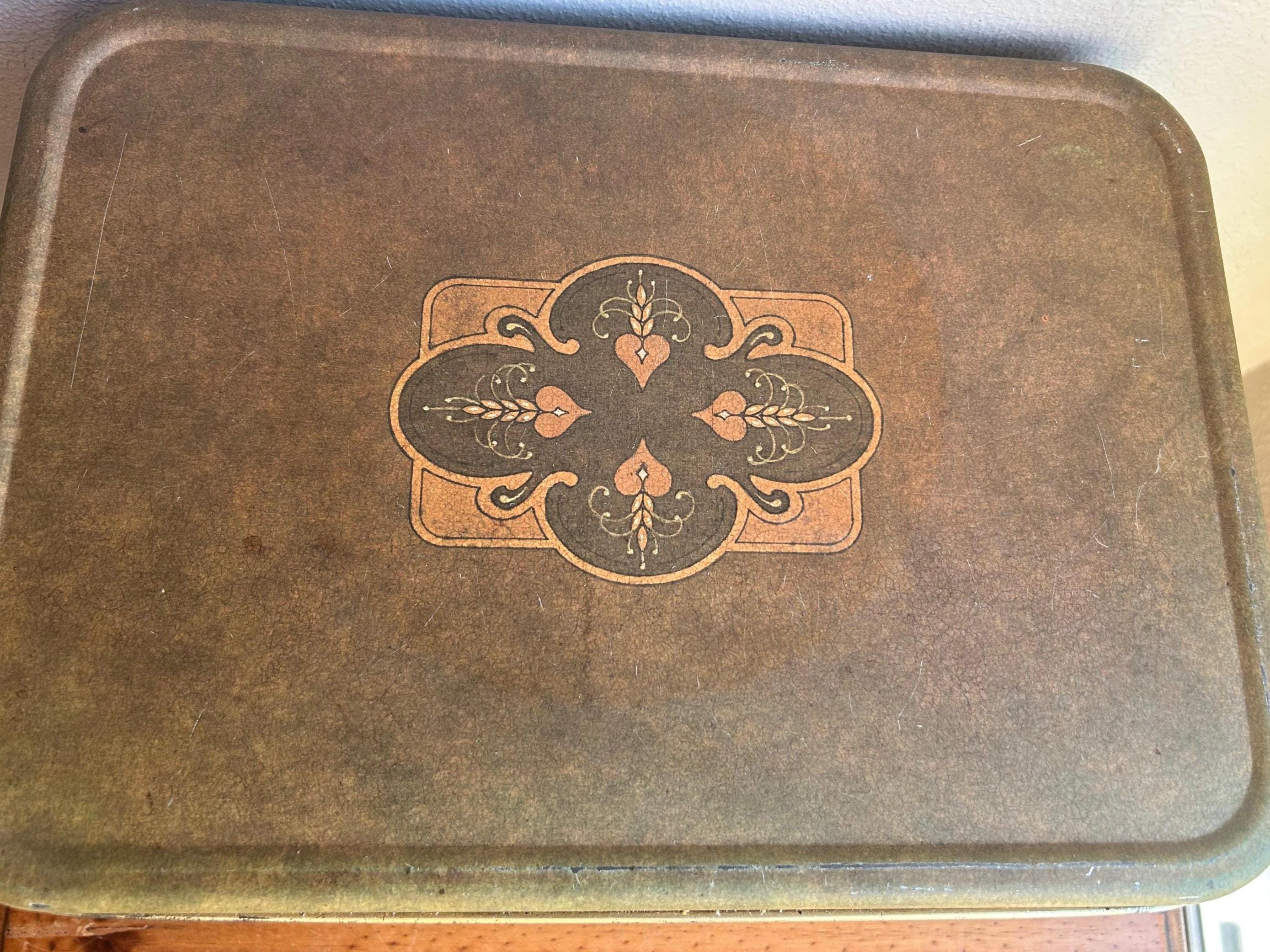 Vintage Tin Wheat Heart Bread Box, Vintage Kitchen, 1977, 70s Decor ...