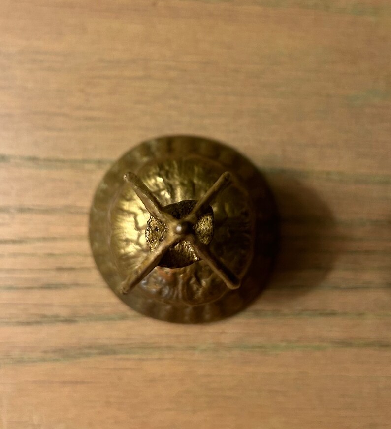 Antique Brass Tibetan Hand Bell - Etsy