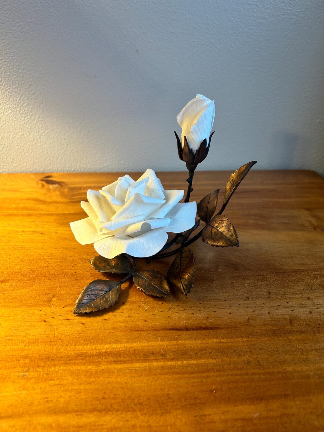 Boehm Rose, Boehm Miss Liberty Rose, Porcelain Rose, White Rose ...