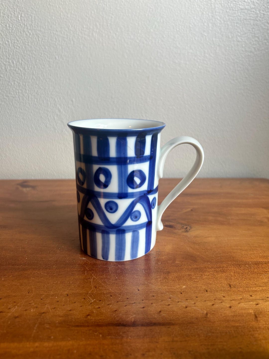 Vintage Dansk “arabesque” Mug Made in Japan, Blue and White Mug ...
