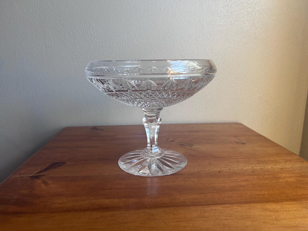 Vintage Waterford Crystal “ballina” Round Compote Bowl, Crystal ...