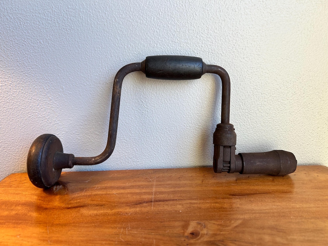 Vintage Hand Brace, Vintage Tool, Antique Tool, Antique Bit and Brace ...
