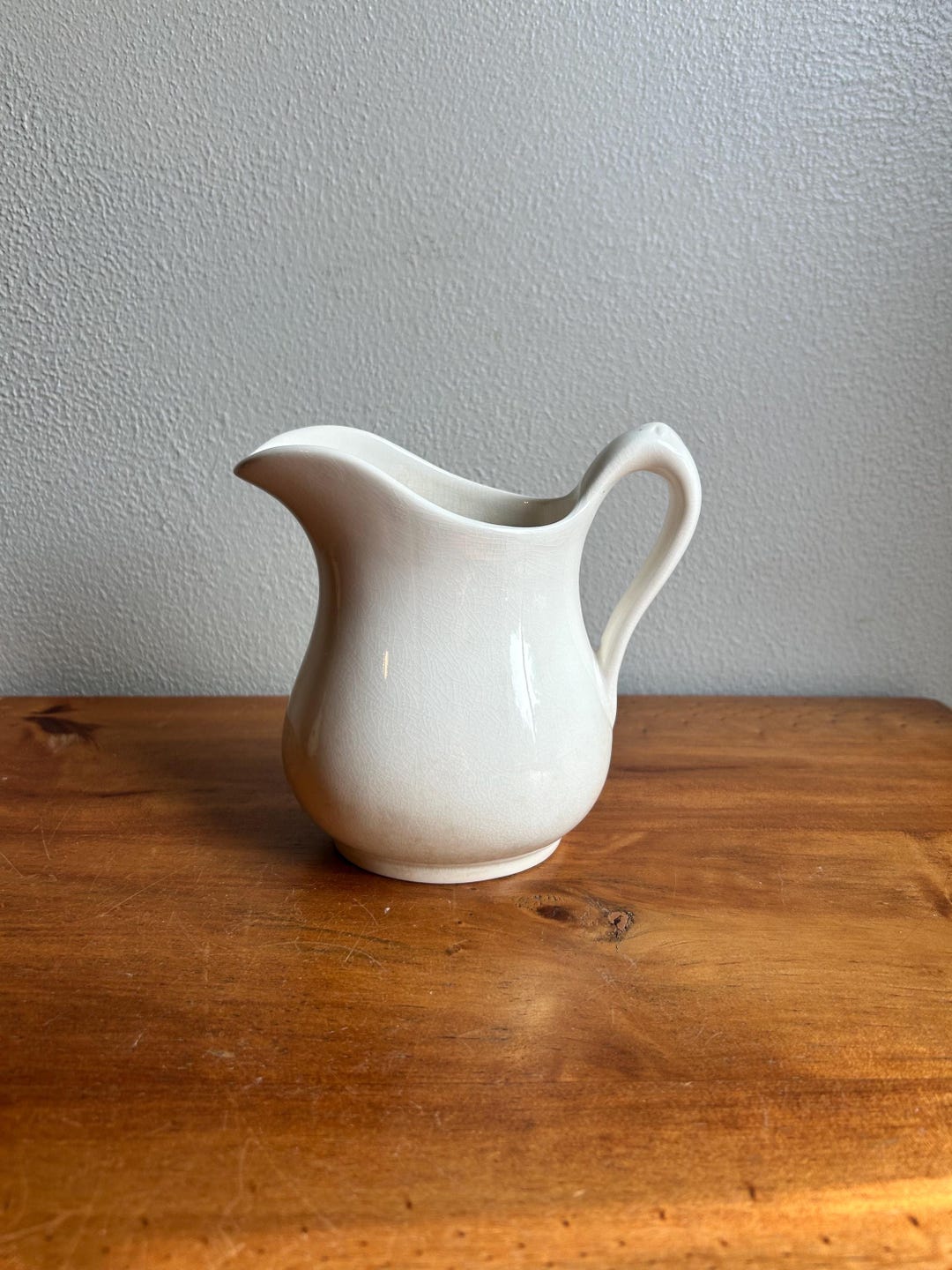 Small Royal Crownford Ironstone Pitcher, Vintage White Pitcher, English ...