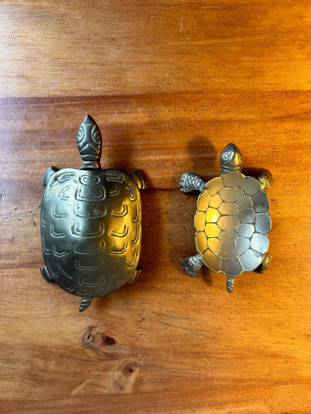 Brass Turtles, Brass Trinket Box, Brass Catch All Tray, Coin Tray ...