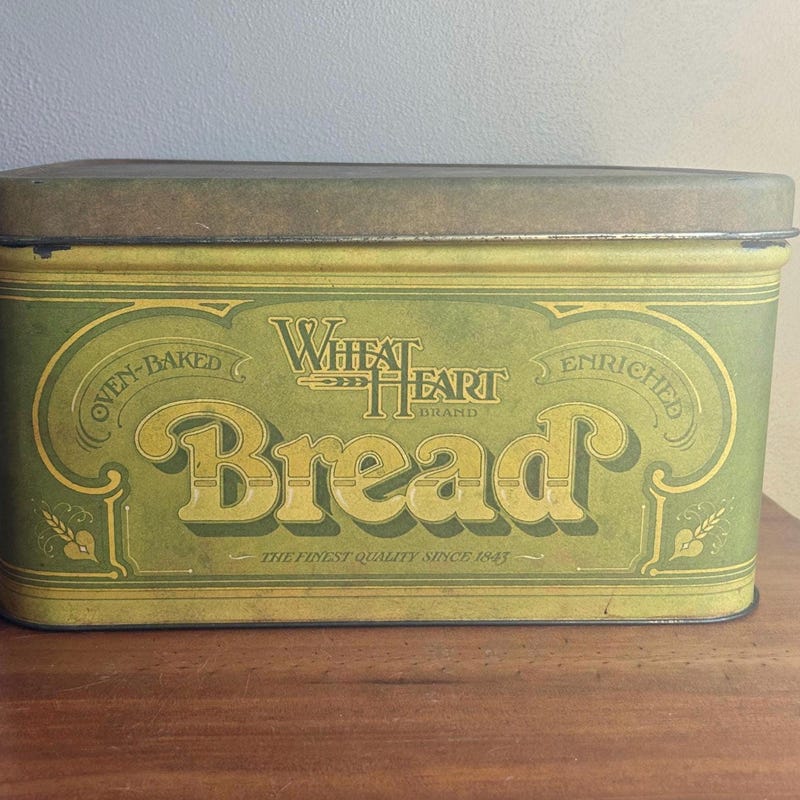 Vintage Bread Box - Etsy