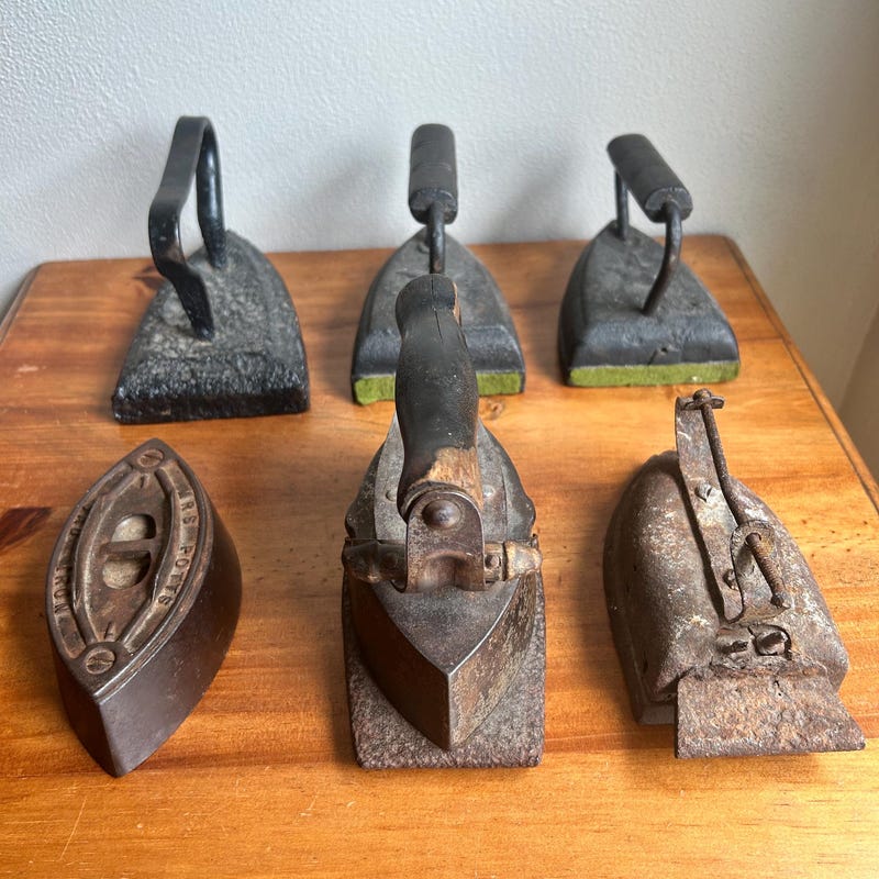 Antique Cast Iron Irons - Etsy