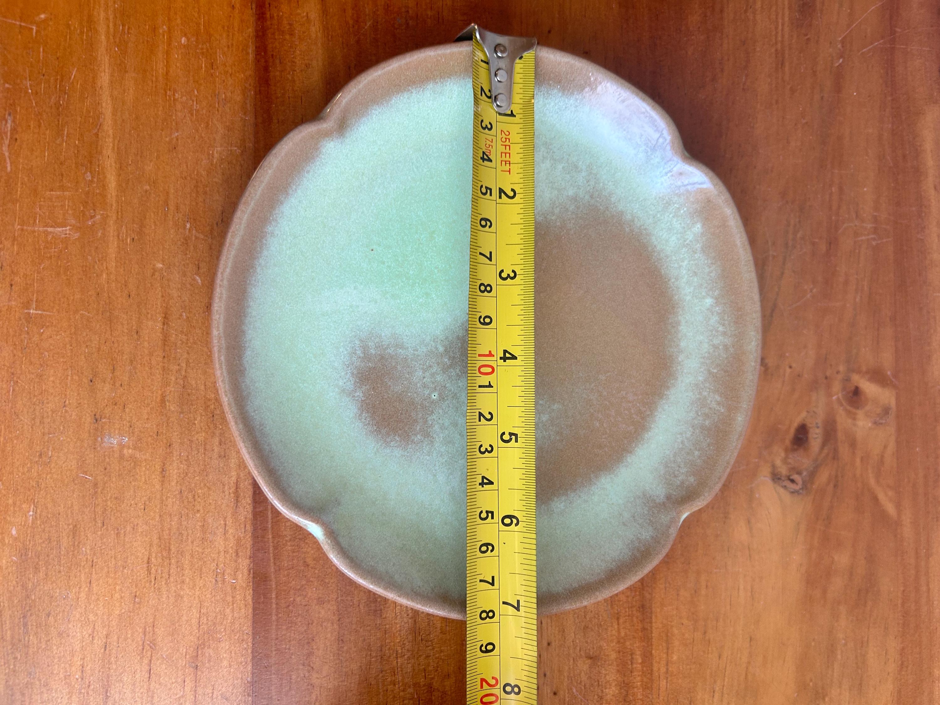 Vintage Frankoma Pottery Plates and Mugs, Frankoma Plainsman Green ...