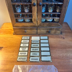 Vintage Spice Rack, 1970s Spice Rack, Apothecary Style Spice Rack, Made ...