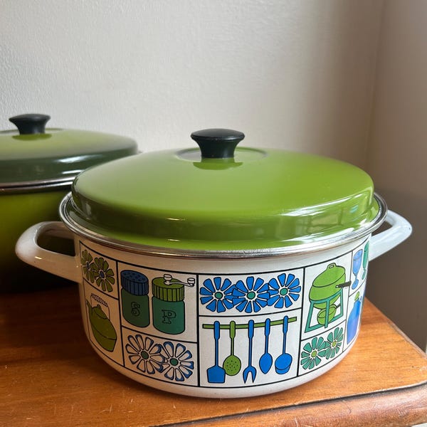Enamel Kitchen - Etsy