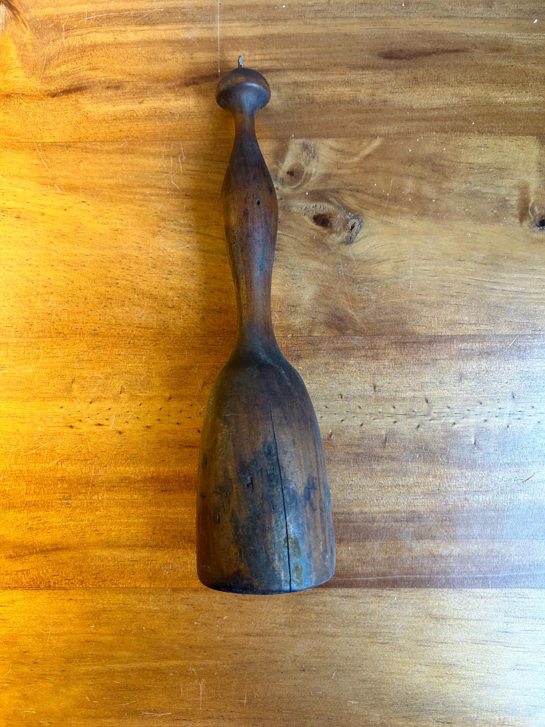 Antique and Vintage Wooden Pestle, Wooden Masher, Primitive Kitchen ...