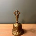 Antique Brass Tibetan Hand Bell - Etsy