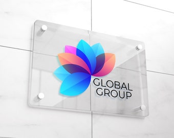 Floating Company Sign - Etsy