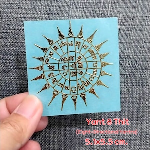 Mobile Sticker Case Talisman, Thai Yantra Stickers, Thai Amulet ...