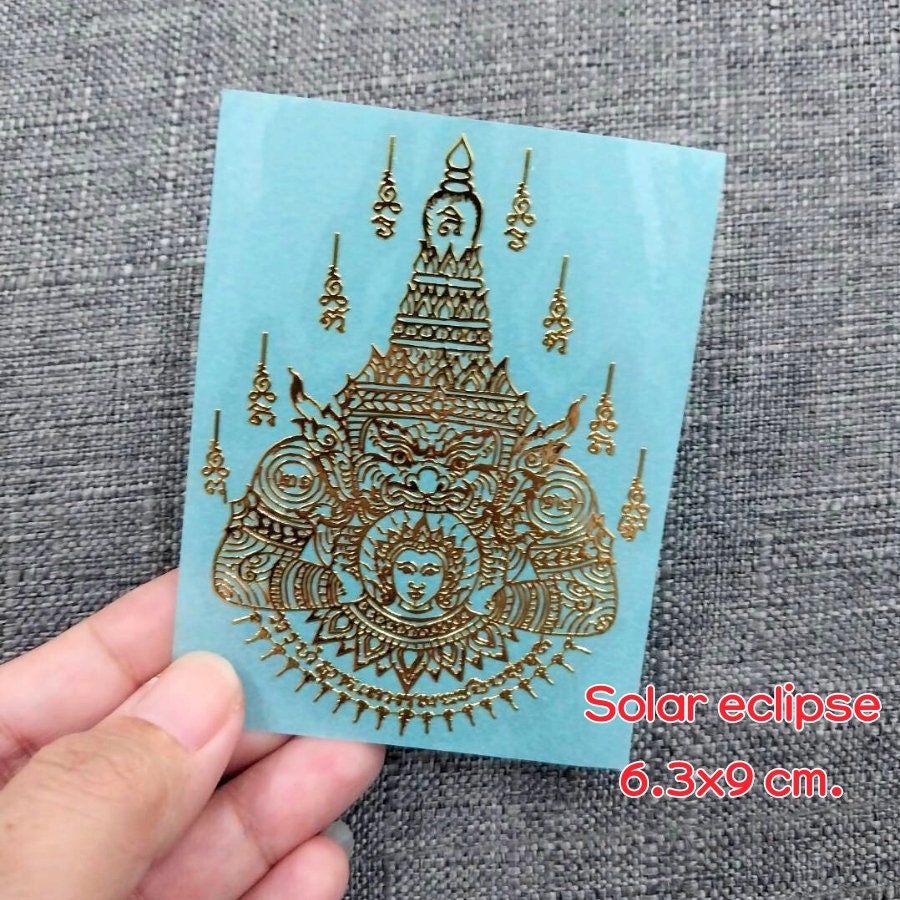 Thai Amulet Phone Stickers, Thai Talisman Sticker, Yant Stickers. - Etsy