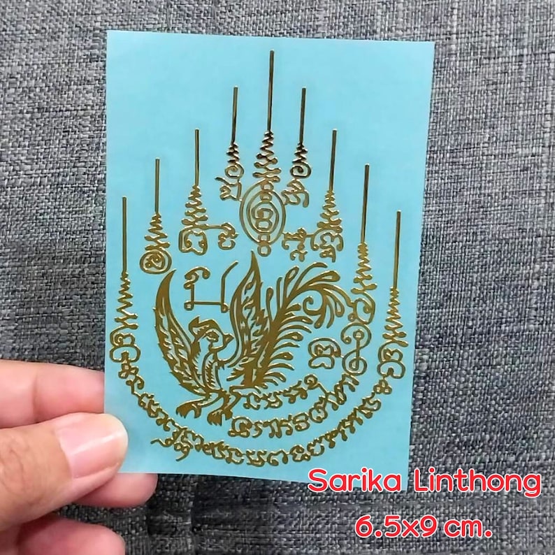 Mobile Sticker Case Talisman, Thai Yantra Stickers, Thai Amulet ...