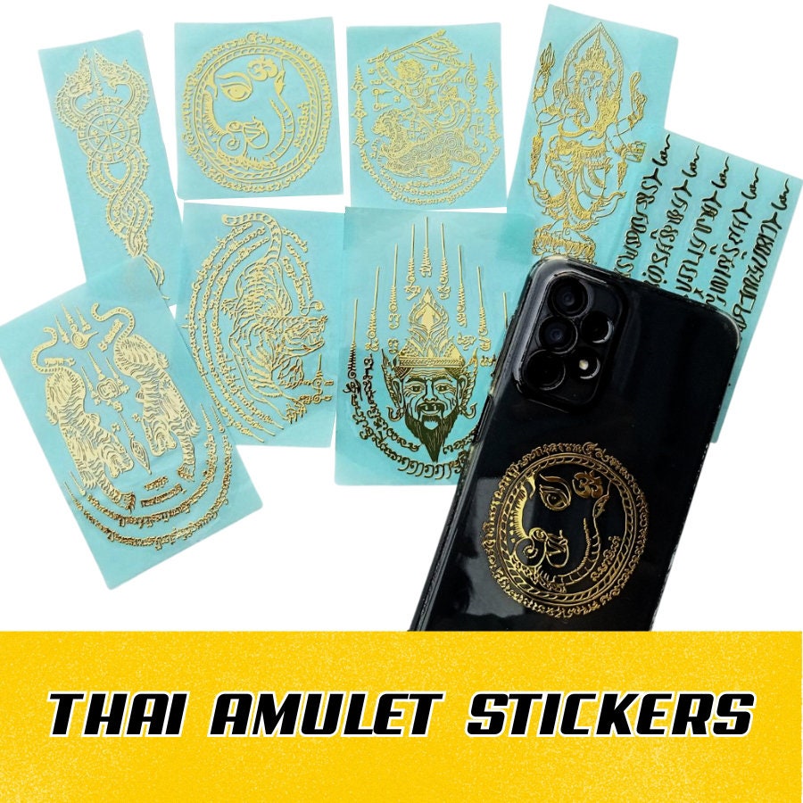 Thai Amulet Stickers, Thai Amulet Talisman Stickers, Mobile Case ...