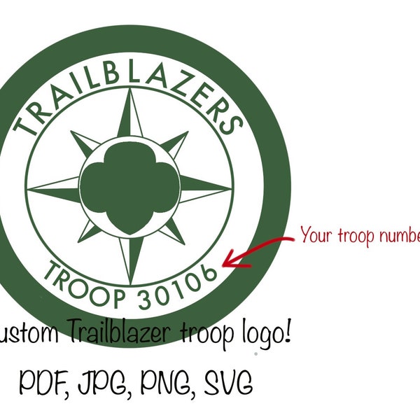 Custom Logo Girl Scout Logo - Etsy