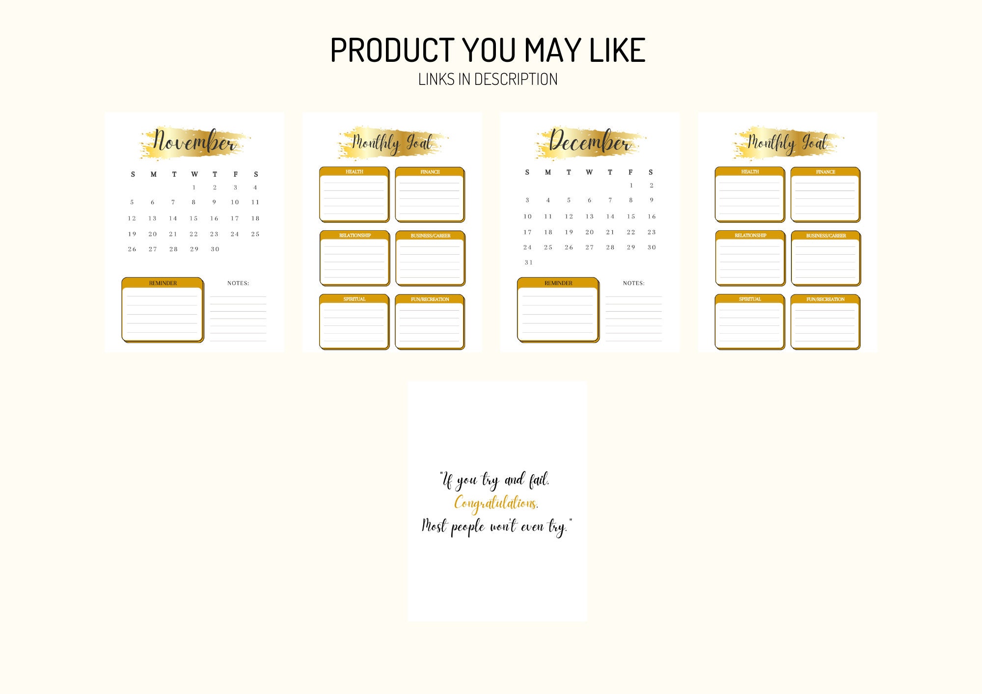 2023 Yearly Calendar Printable, Yearly Wall Calendar, Desk Calendar ...