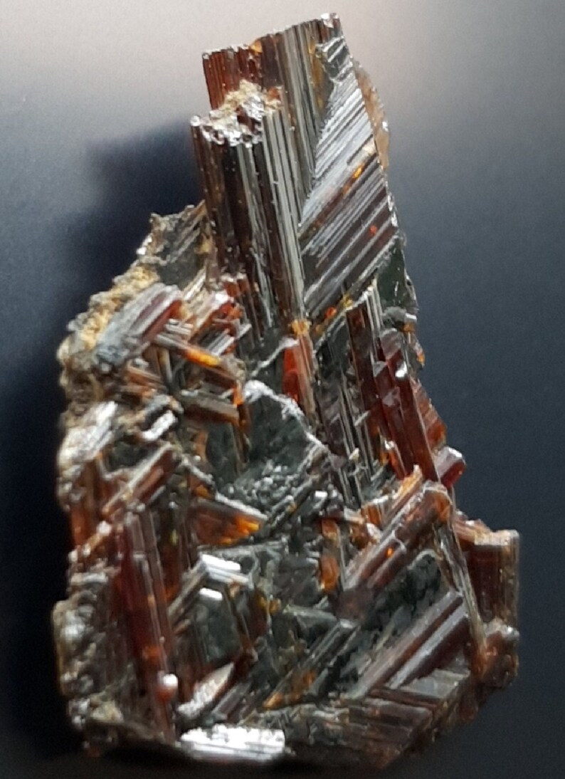 Stunning Rutile Specimen Red Crystals With Metallic Sheen - Etsy