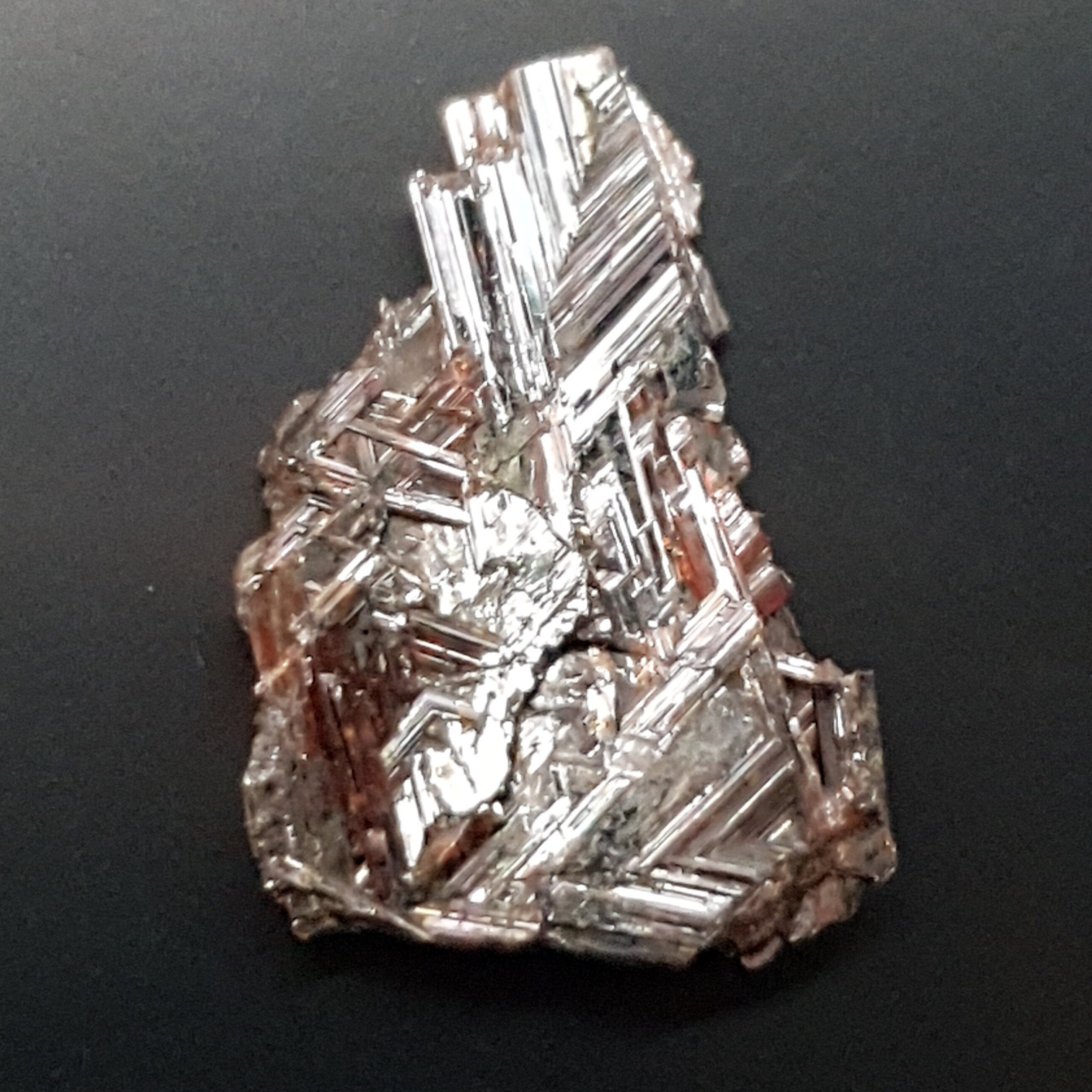 Stunning Rutile Specimen, Red Crystals With Metallic Sheen, Geometric ...