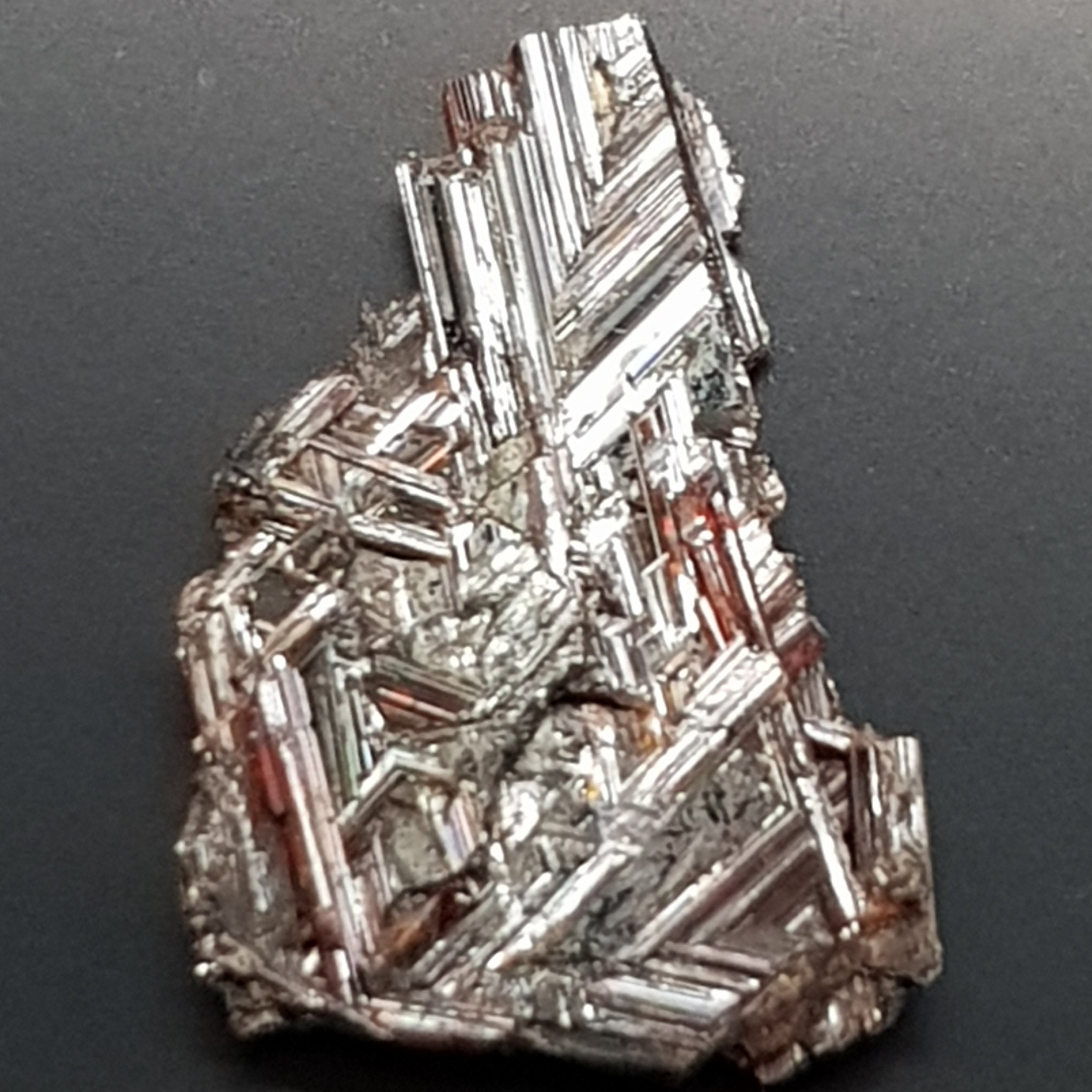 Stunning Rutile Specimen, Red Crystals With Metallic Sheen, Geometric ...