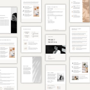 Project Proposal Template | Aesthetic Project Template | Custom ...
