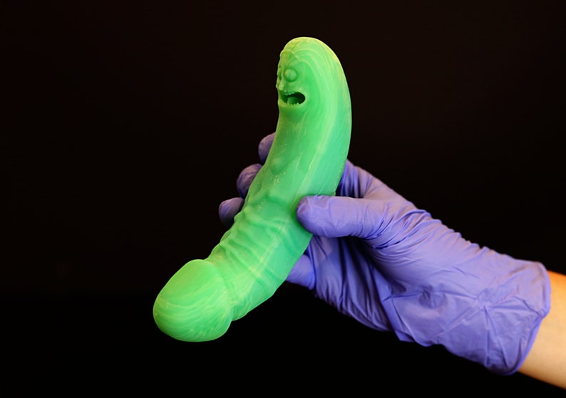 PICKLE DICK Made to Order Custom Platinum Silicone Pickle Rick - Etsy
