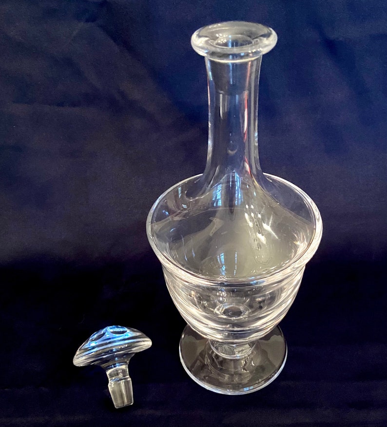 Rare Deluxe Signed and Numbered Vintage Moser Large Crystal Decanter - Etsy
