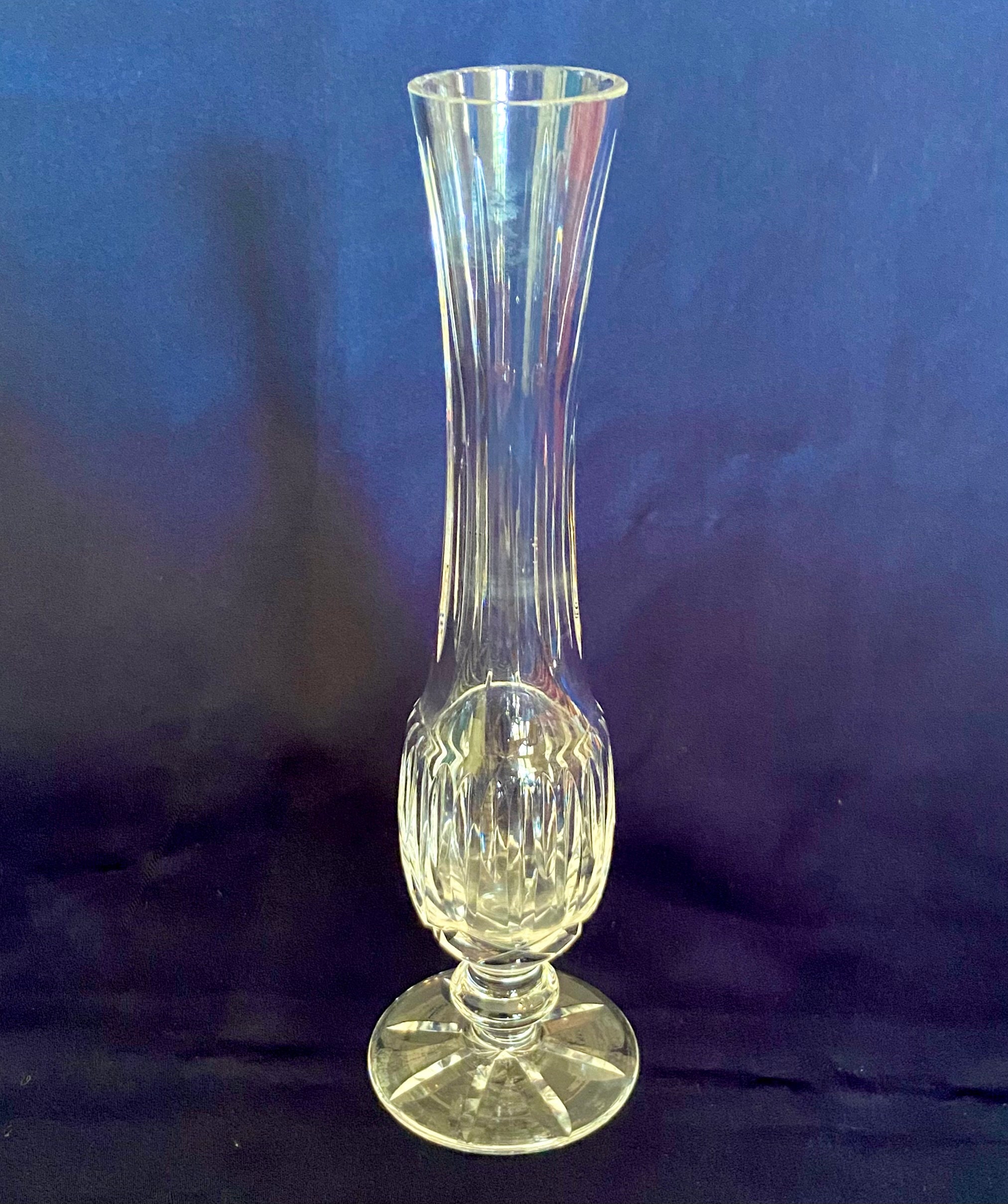 Beautiful Waterford Hand-cut Crystal Bud Vase- 9.25 Inches (2 Available) - Etsy