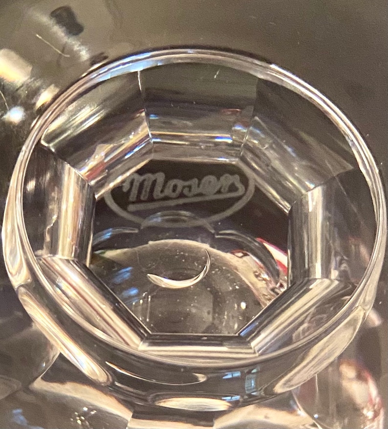 Rare Deluxe Signed and Numbered Vintage Moser Large Crystal Decanter - Etsy