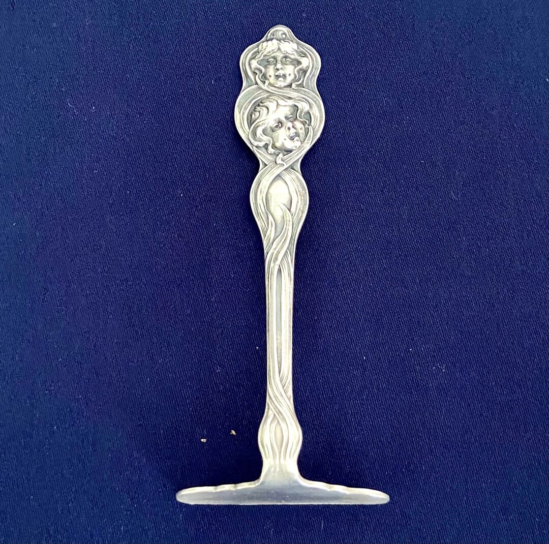 Rare Antique Unger Brothers Figural Sterling Silver Food Pusher - Etsy