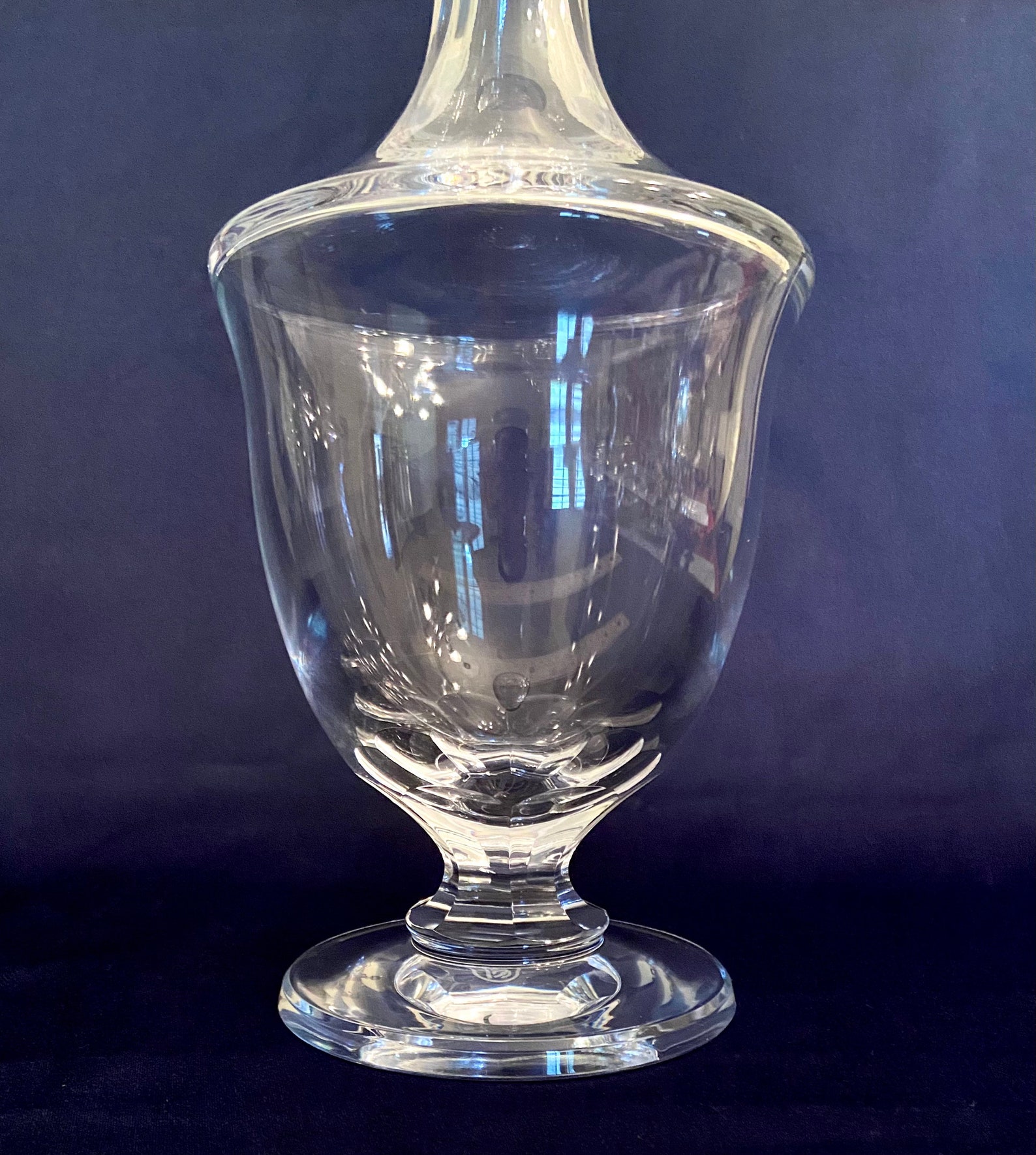 Rare Deluxe Signed and Numbered Vintage Moser Large Crystal Decanter - Etsy