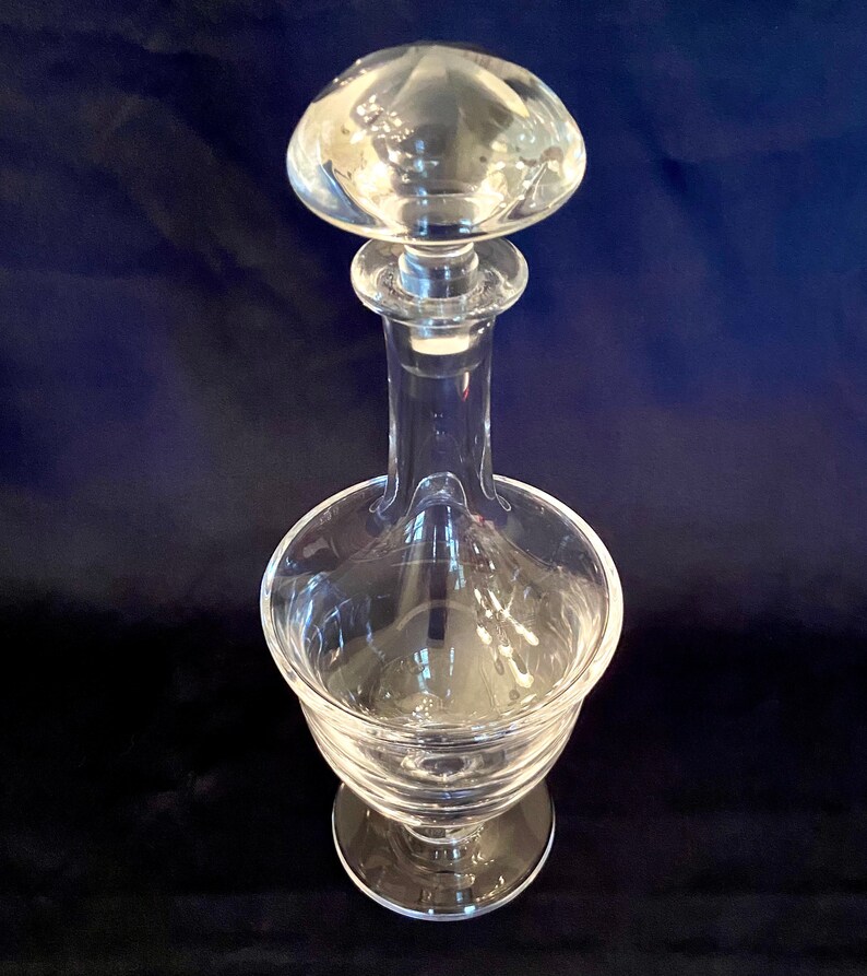 Rare Deluxe Signed and Numbered Vintage Moser Large Crystal Decanter - Etsy