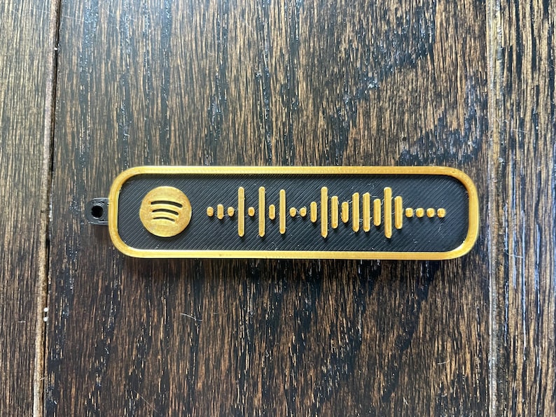Scannable Spotify Code Keychain (3 Pack) - Etsy