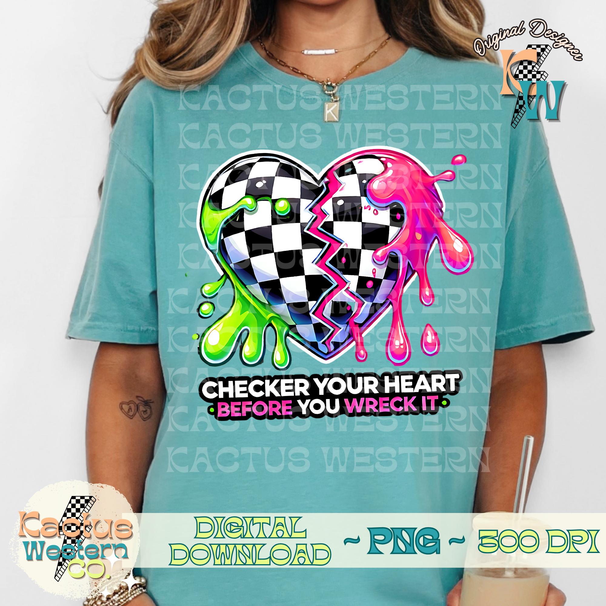Checkered Heart PNG - Quote Designs, Digital Download,sarcasm,valentine ...