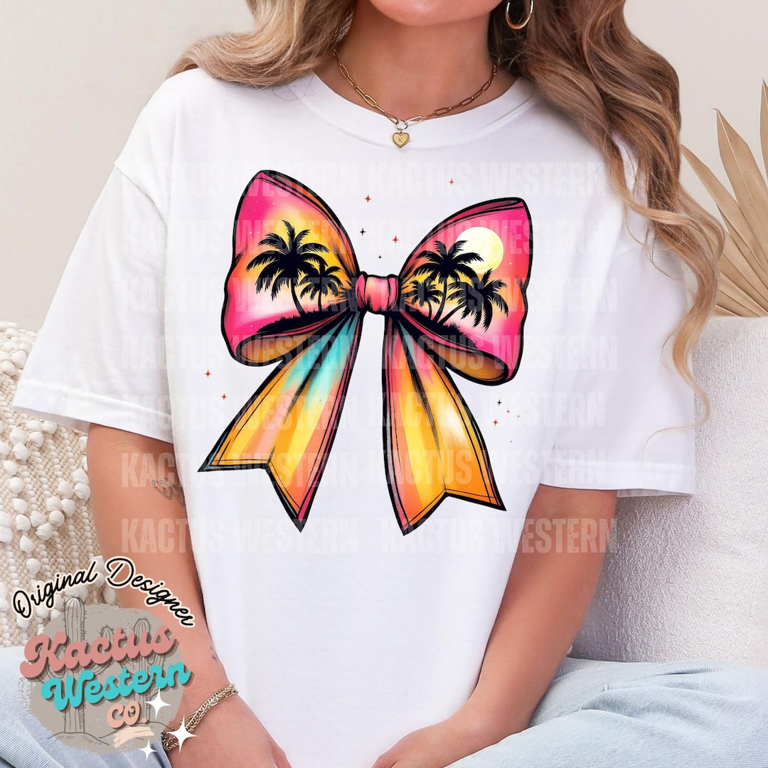 Summer Coquette Bow Png Beach Vacation, Summer Fun Beach Babe, Beach ...