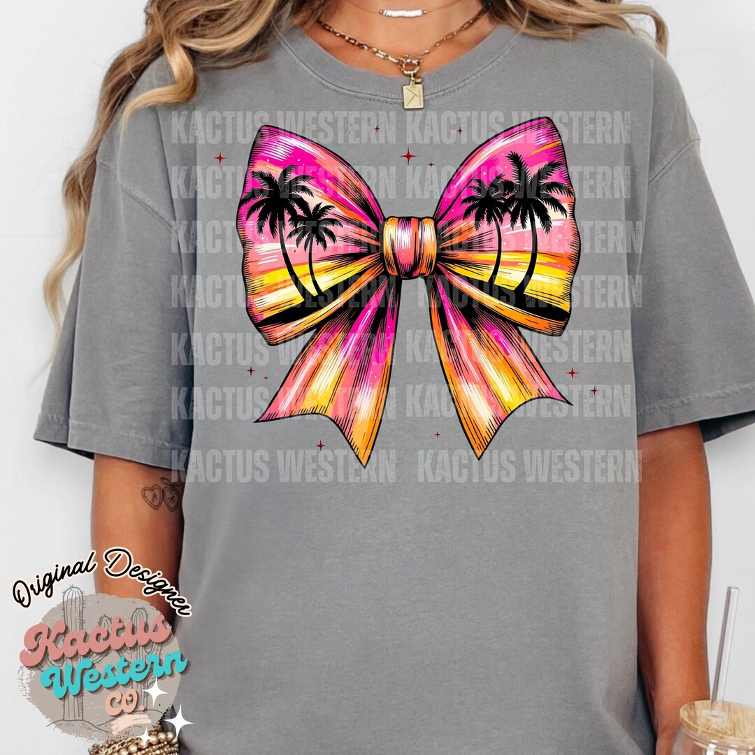 Summer Coquette Bow Png Beach Vacation, Summer Fun Beach Babe, Beach ...