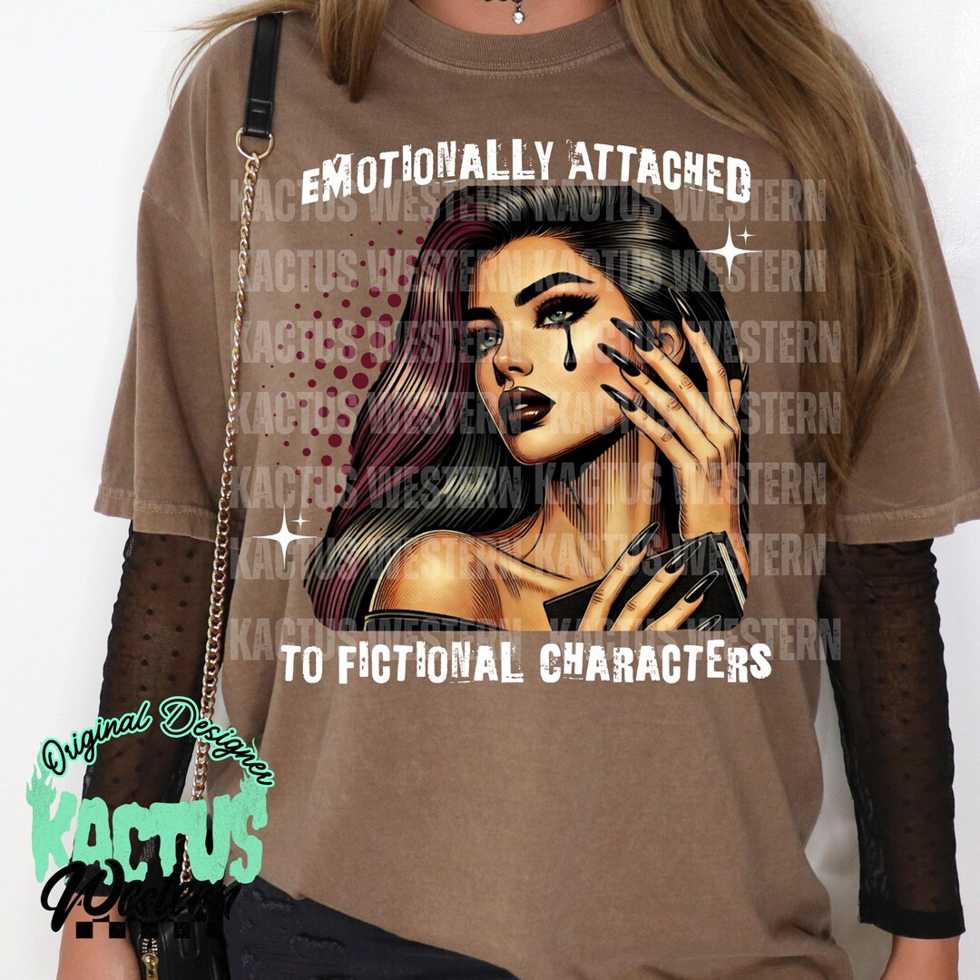 Fictional Characters PNG Reader Designs, Digital Download, Booktok ...