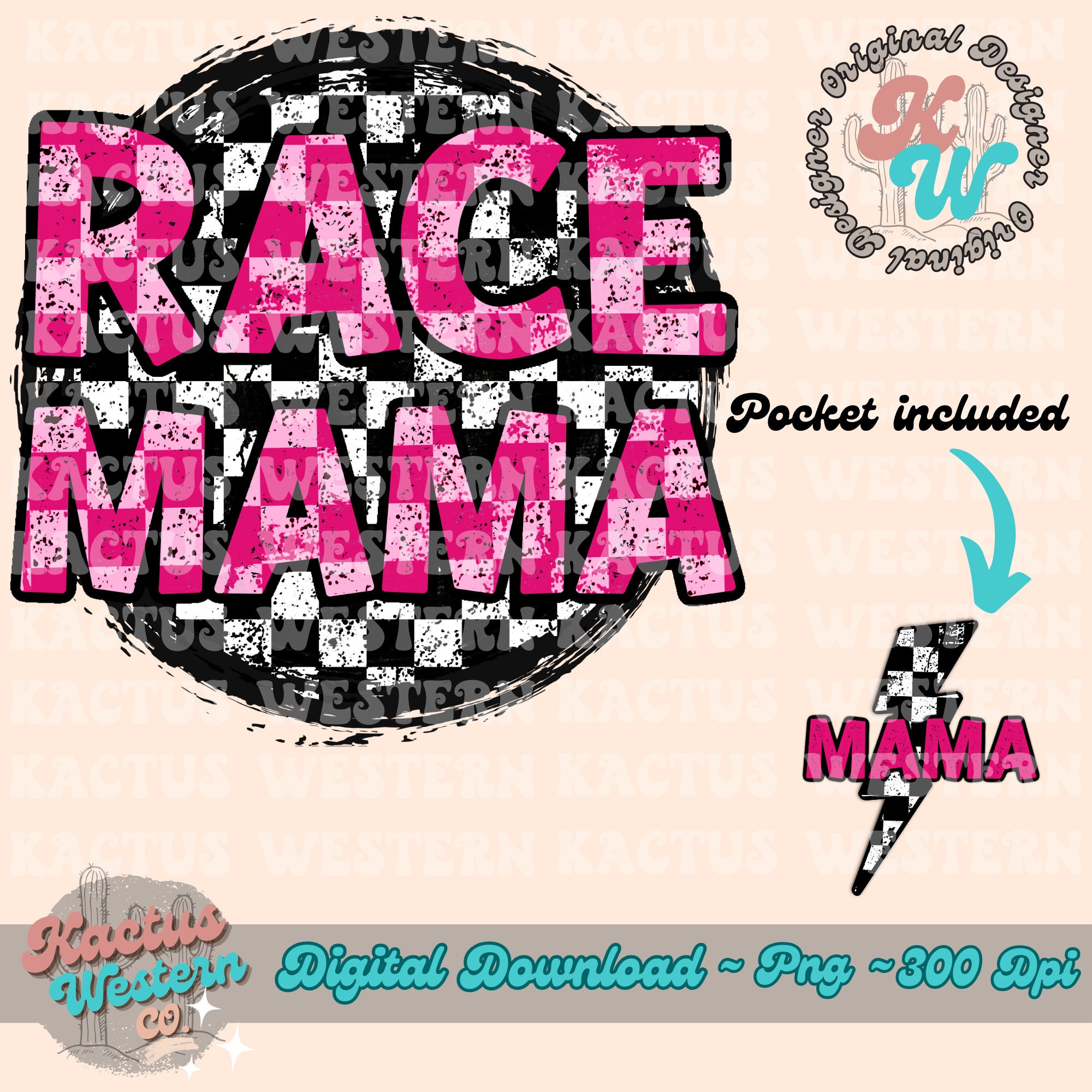 Race Mama Pocket Bundle PNG, Instant Download, Digital Download, Racer ...