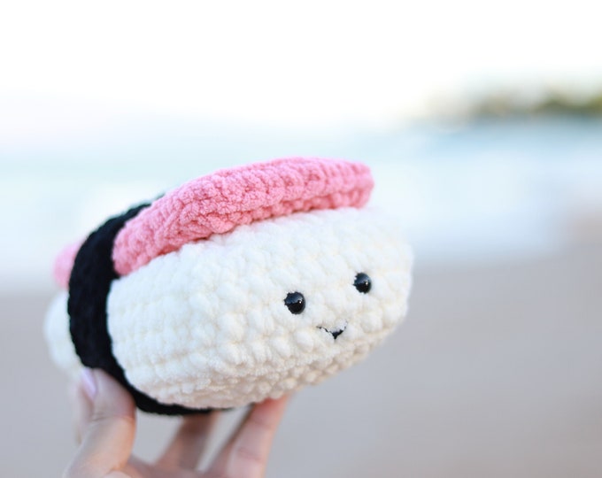 Spam Musubi Plushie Handmade Crochet Spam Musubi Spam Musubi Amigurumi ...