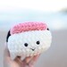 Spam Musubi Plushie Handmade Crochet Spam Musubi Spam Musubi Amigurumi ...