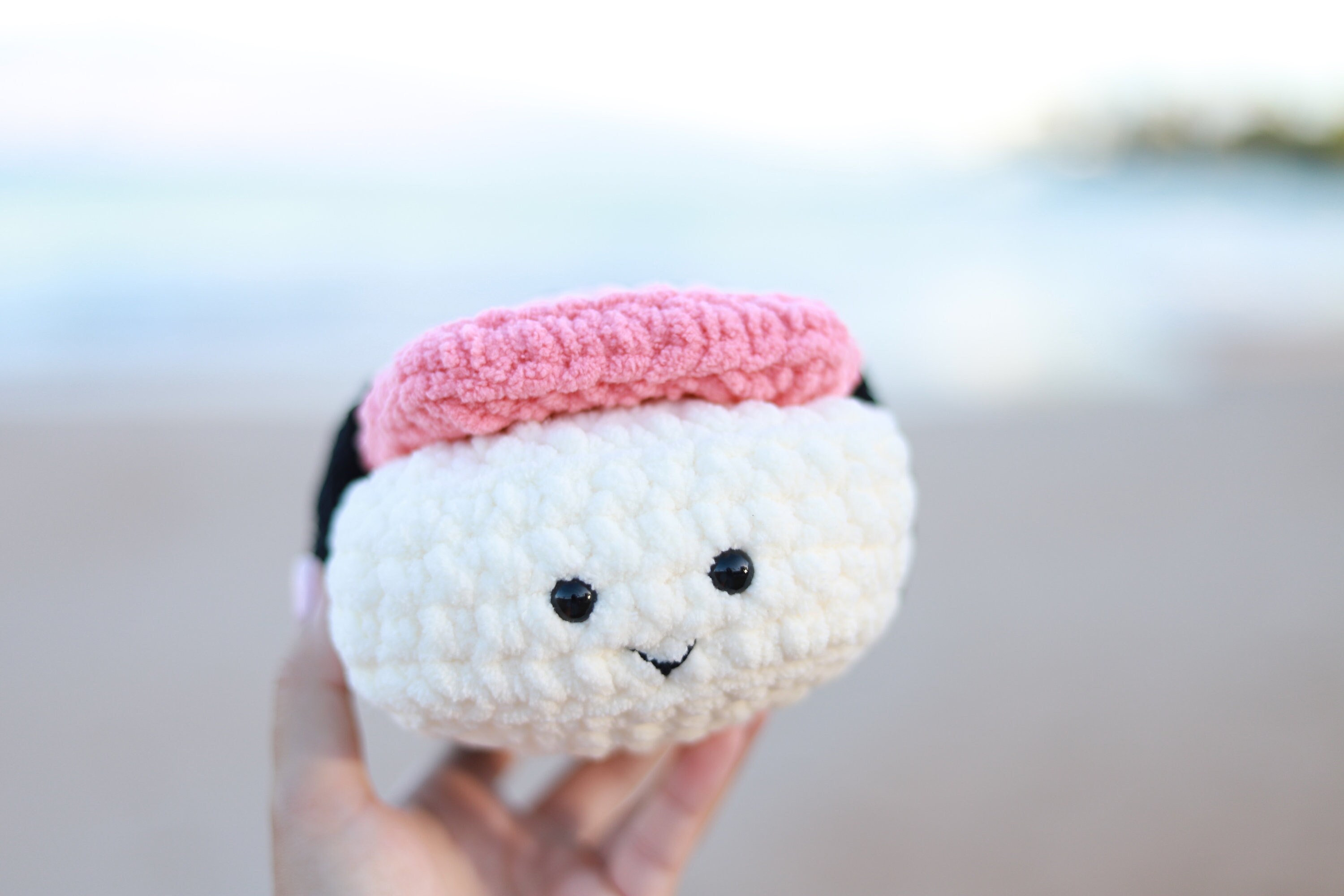 Spam Musubi Plushie Handmade Crochet Spam Musubi Spam Musubi Amigurumi ...