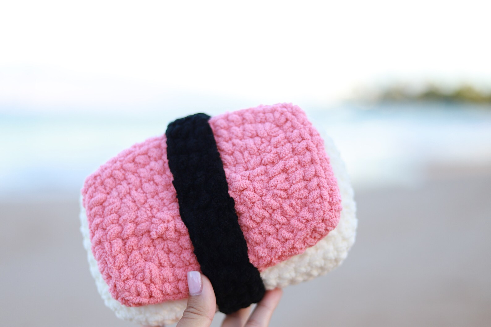 Spam Musubi Plushie Handmade Crochet Spam Musubi Spam Musubi Amigurumi ...