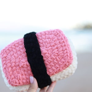 Spam Musubi Plushie | Handmade Crochet Spam Musubi | Spam Musubi ...