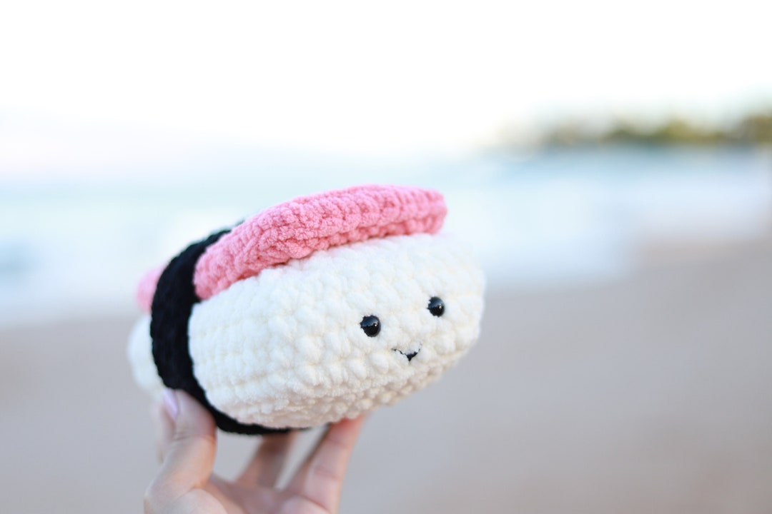 Spam Musubi Plushie Handmade Crochet Spam Musubi Spam Musubi Amigurumi ...