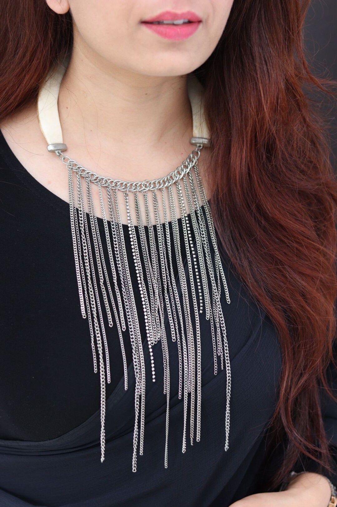 Chunky Necklace Jewellery Set Indian Bridal SLA Luxury Necklace ...