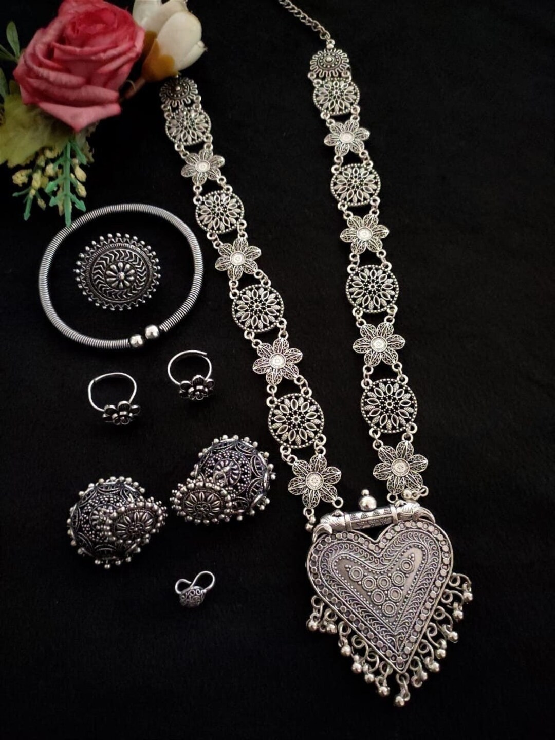 Heavy Metal Jewelry | Oxidised Jewellery | Designer Statement Necklace ...